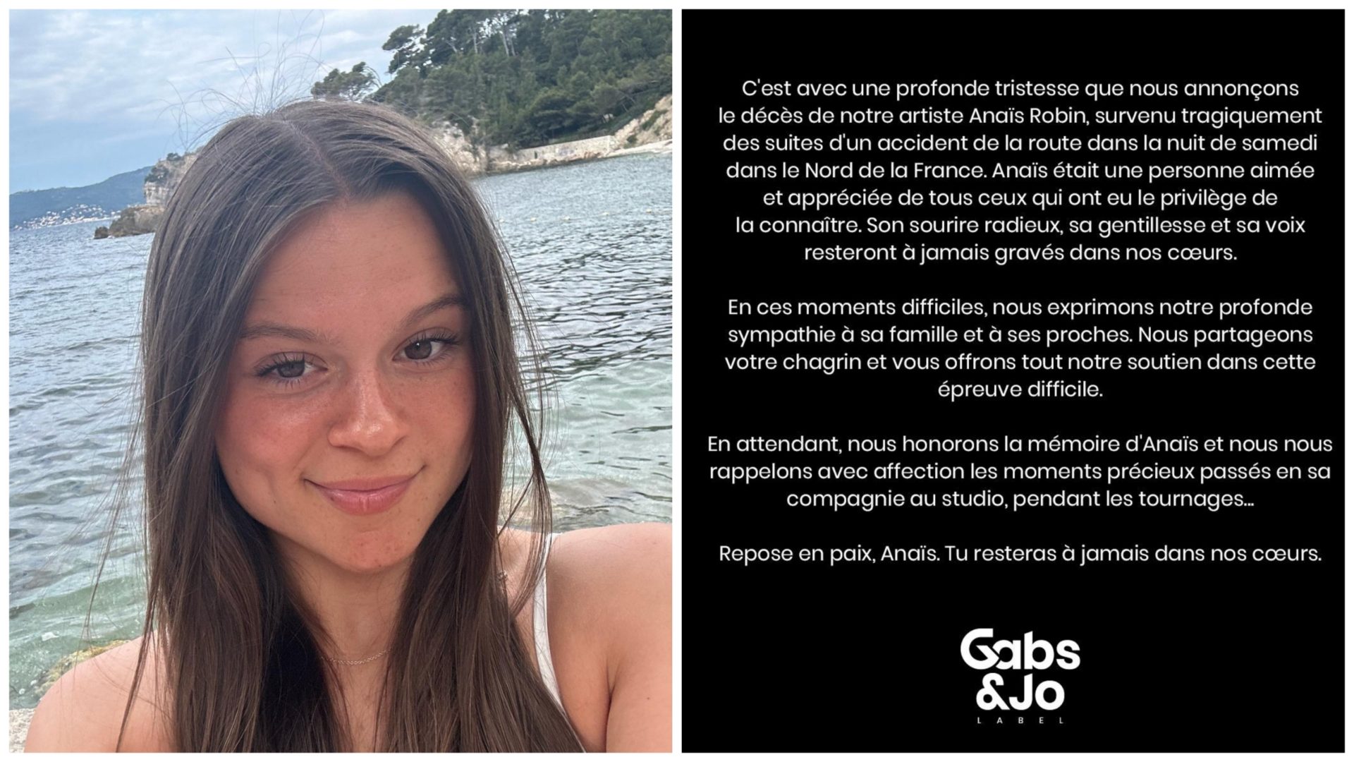 Die Sängerin und Tiktokerin Anais Robin kam bei einem mysteriösen ...